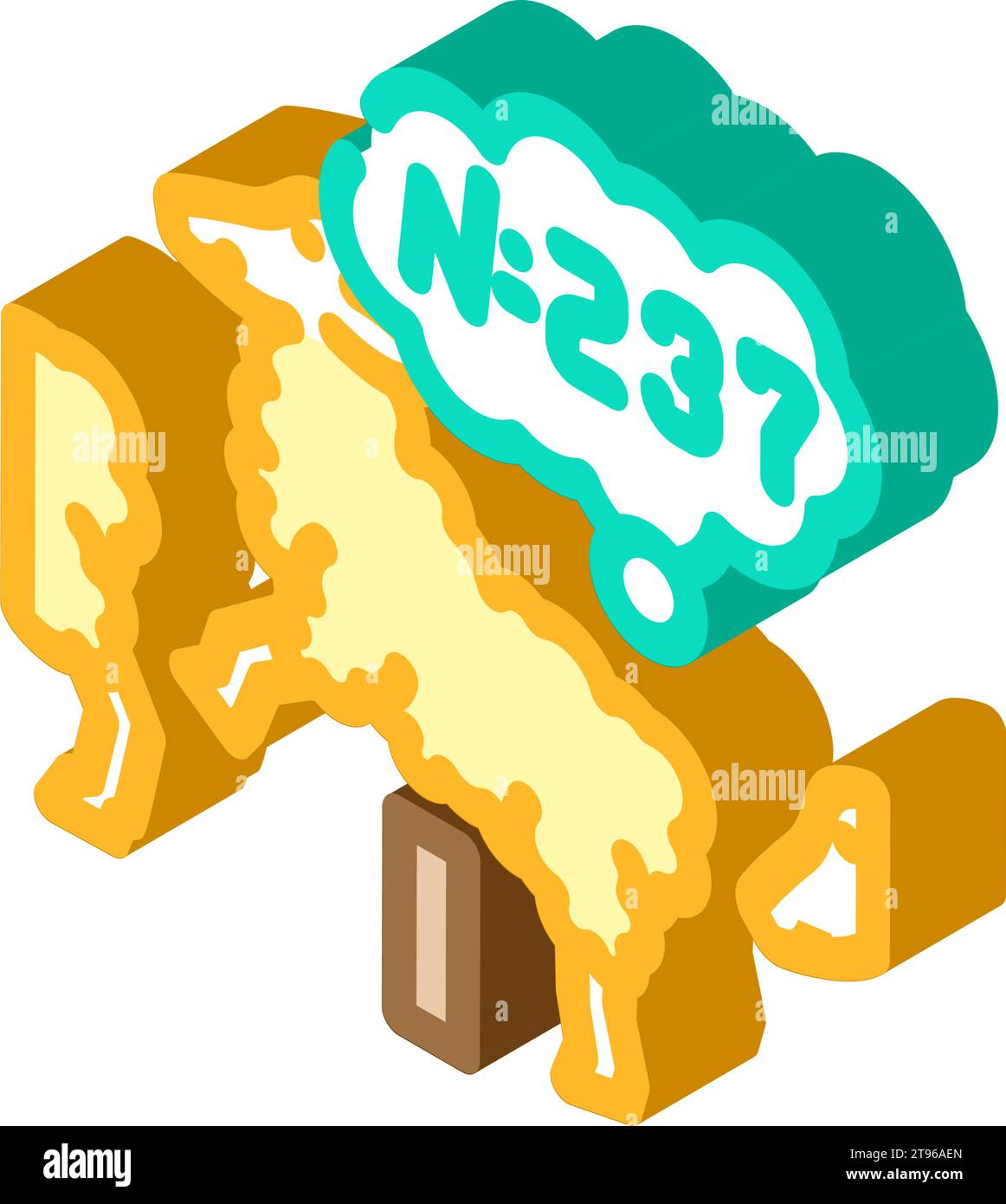 counting sheep sleep night isometric icon vector illustration Stock ...