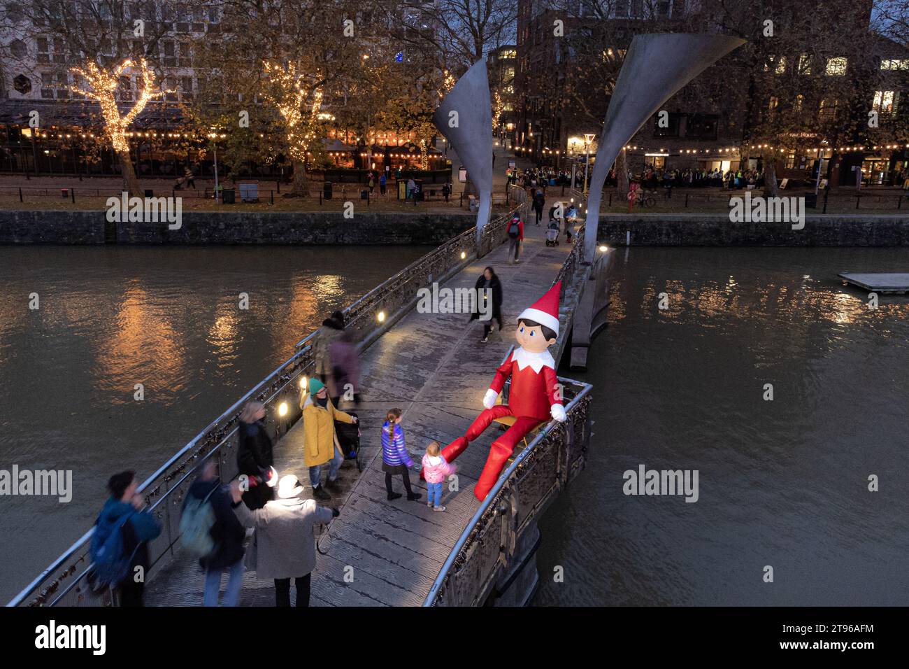 A 15ft version of the Lumistella Company's The Elf on the Shelf, Scout ...