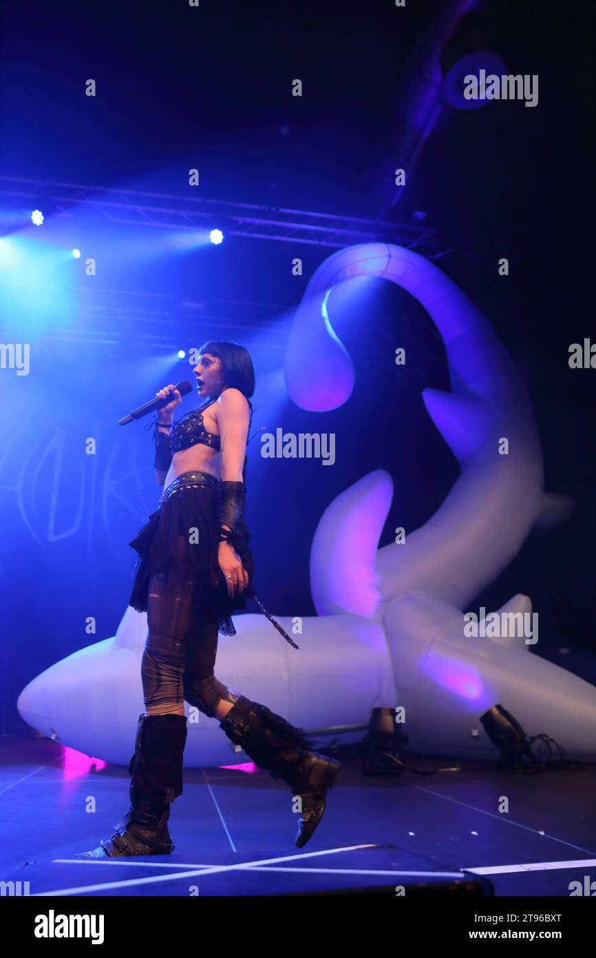 Ashton Nicole Casey alias Ashnikko bei einem Konzert im Huxleys Neue ...