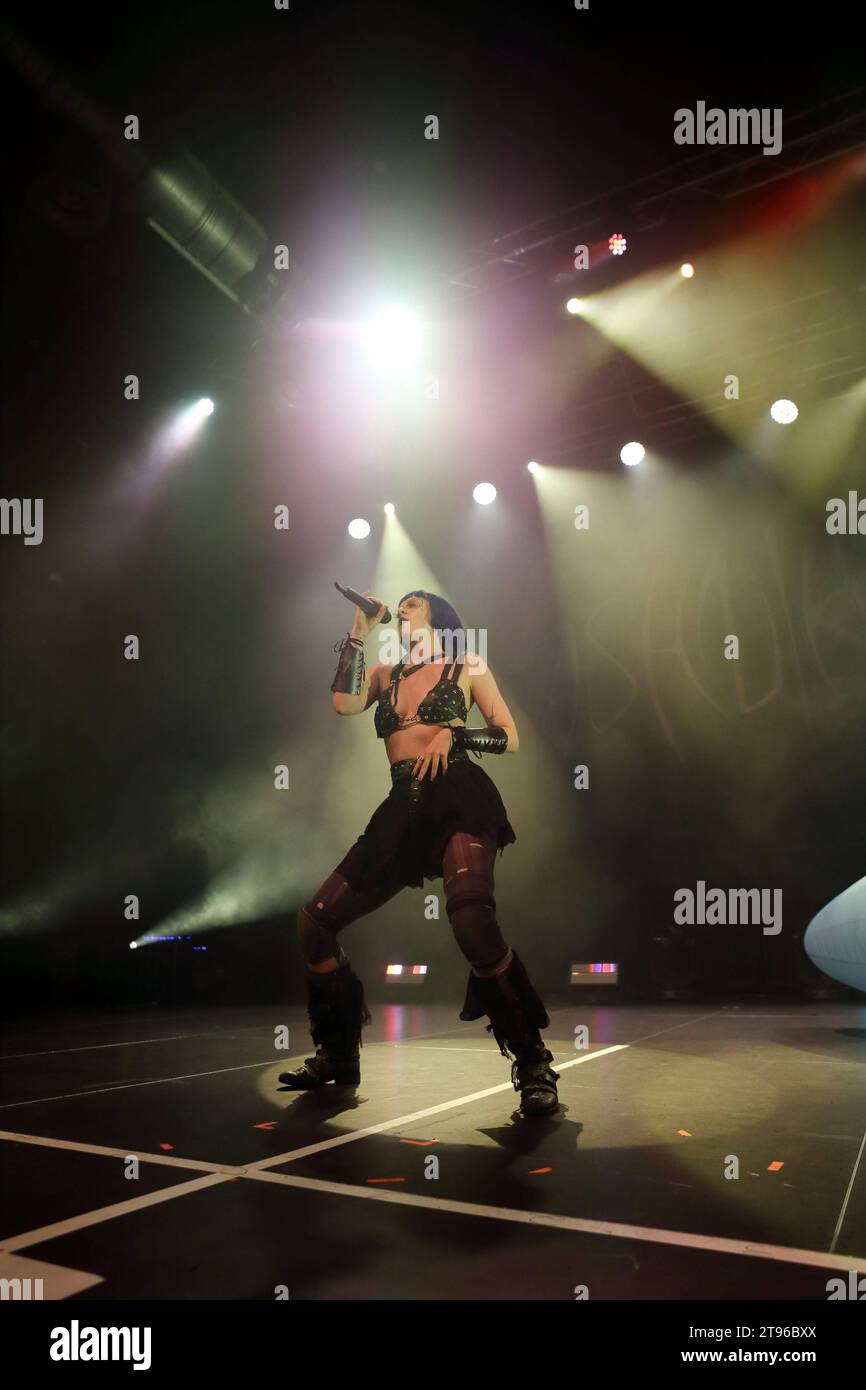 Ashton Nicole Casey alias Ashnikko bei einem Konzert im Huxleys Neue ...