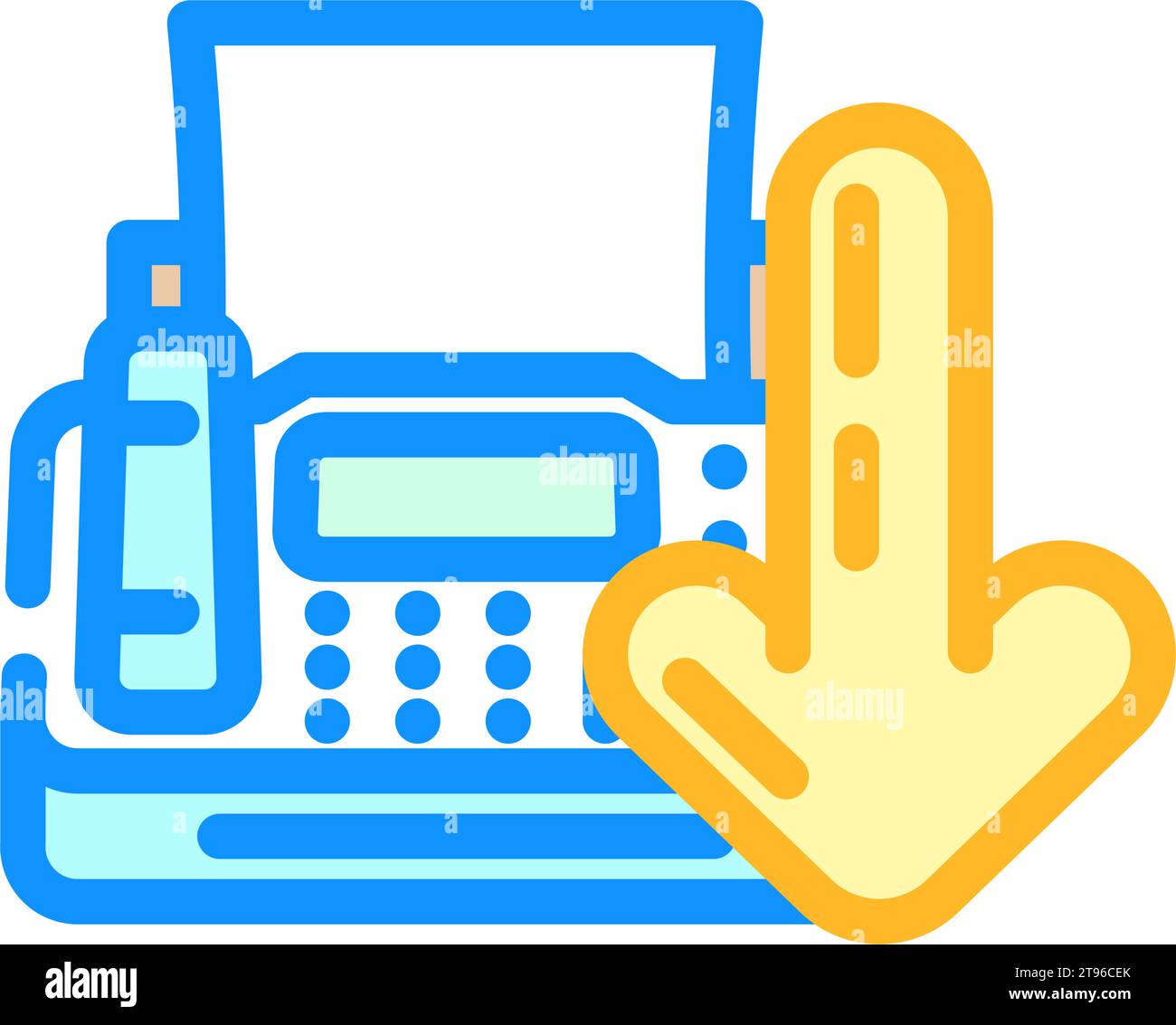 Fax down Stock Vector Images - Alamy