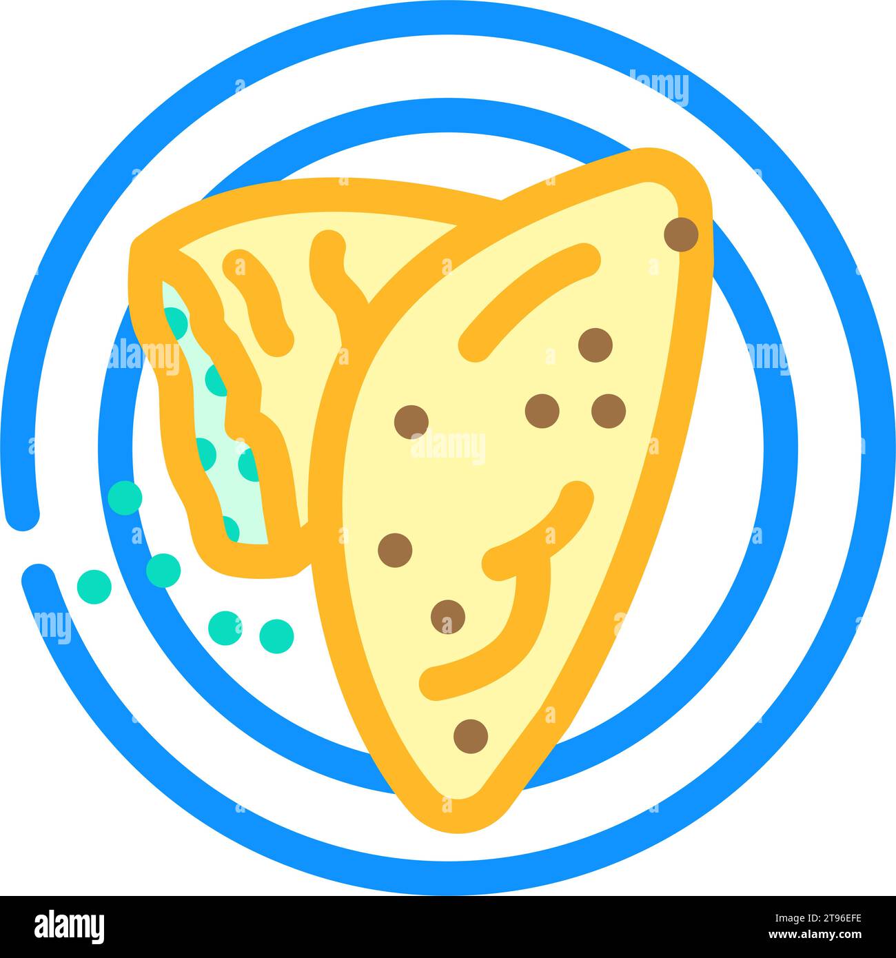 Turkish arabic traditional ramadan pide Stock Vector Images - Alamy