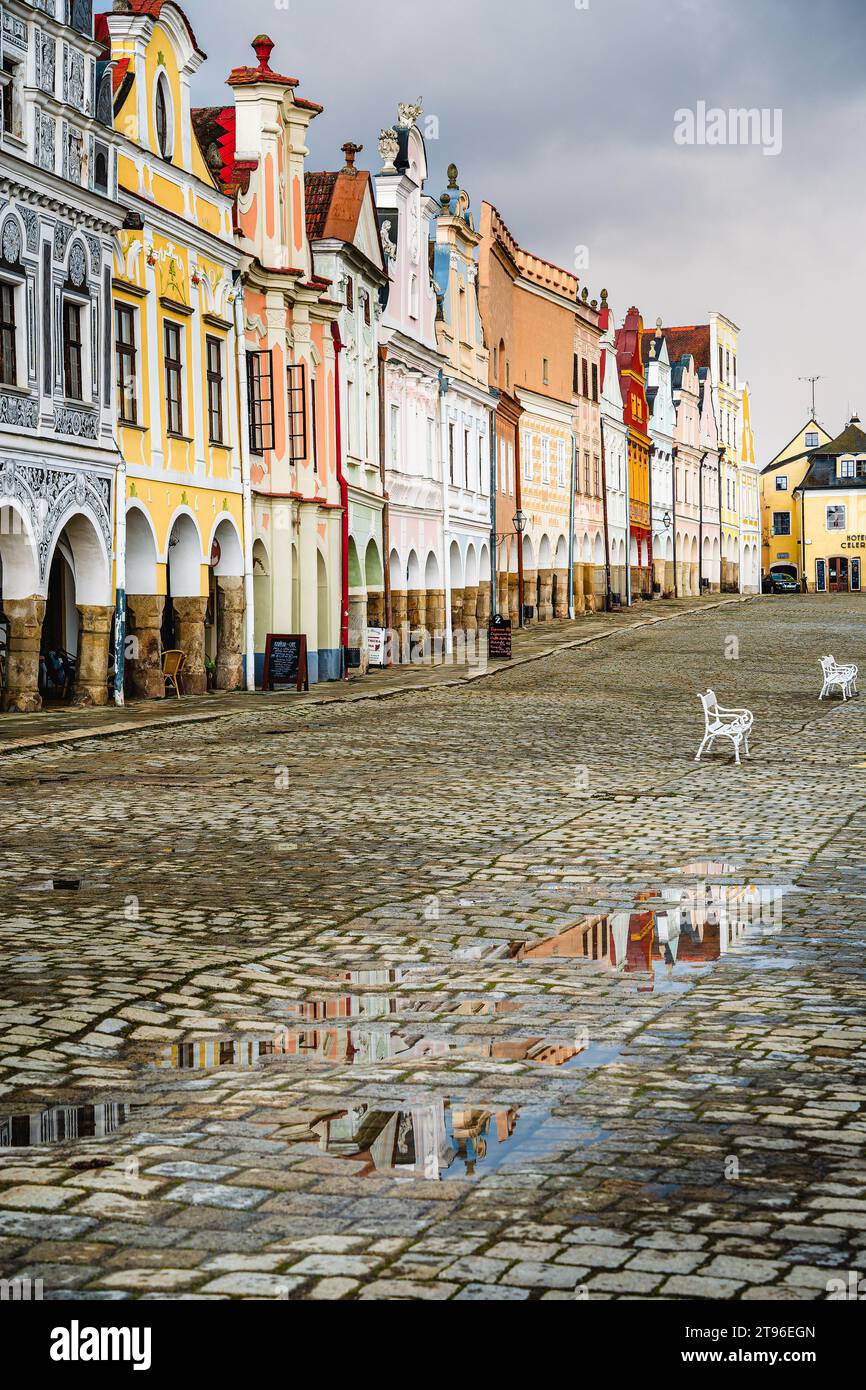 Telc czech republic europe european czechia hi-res stock photography ...