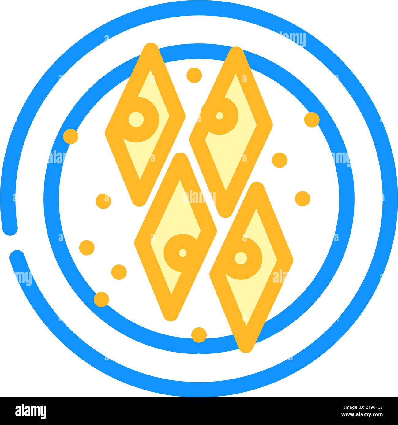 baklava pastry turkish cuisine color icon vector illustration Stock ...