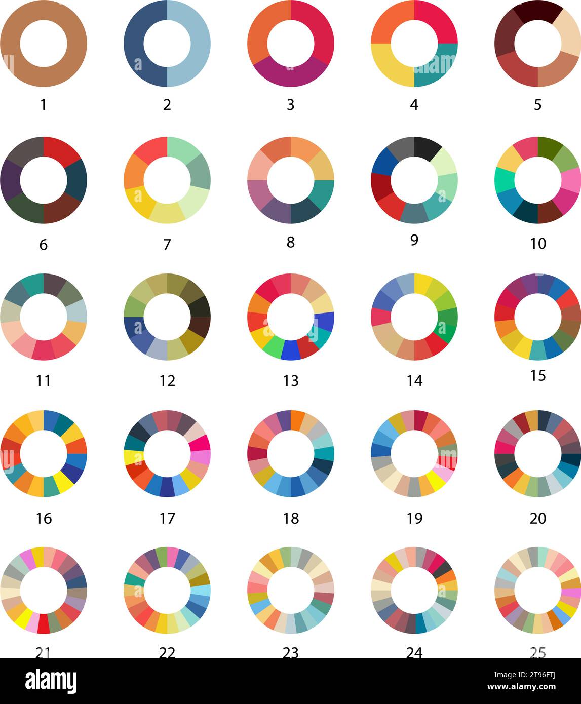 Chart segments collection. Sections and slices pack. Vector ... Chart segments collection. Sections and slices pack. Vector ...