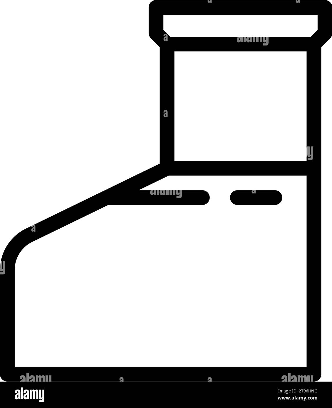 industrial pipeline line icon vector illustration Stock Vector Image ...