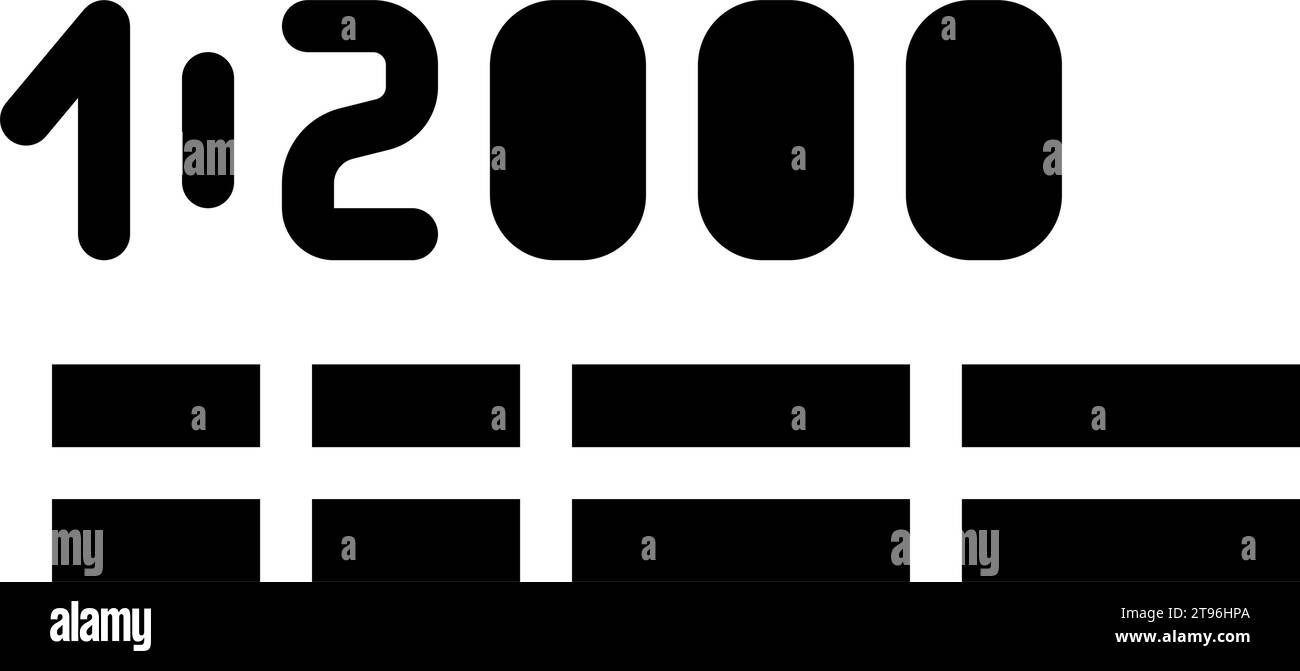 architectural scale drafter glyph icon vector illustration Stock Vector ...