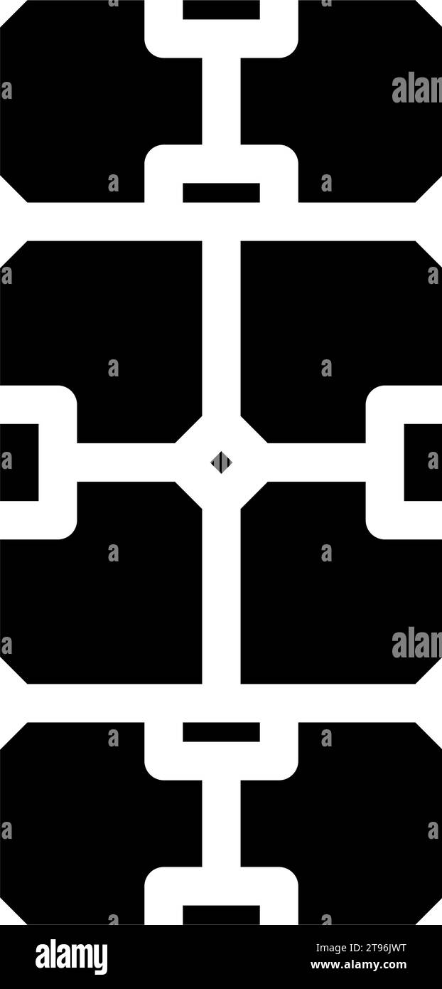 infinity cube fidget toy glyph icon vector illustration Stock Vector ...