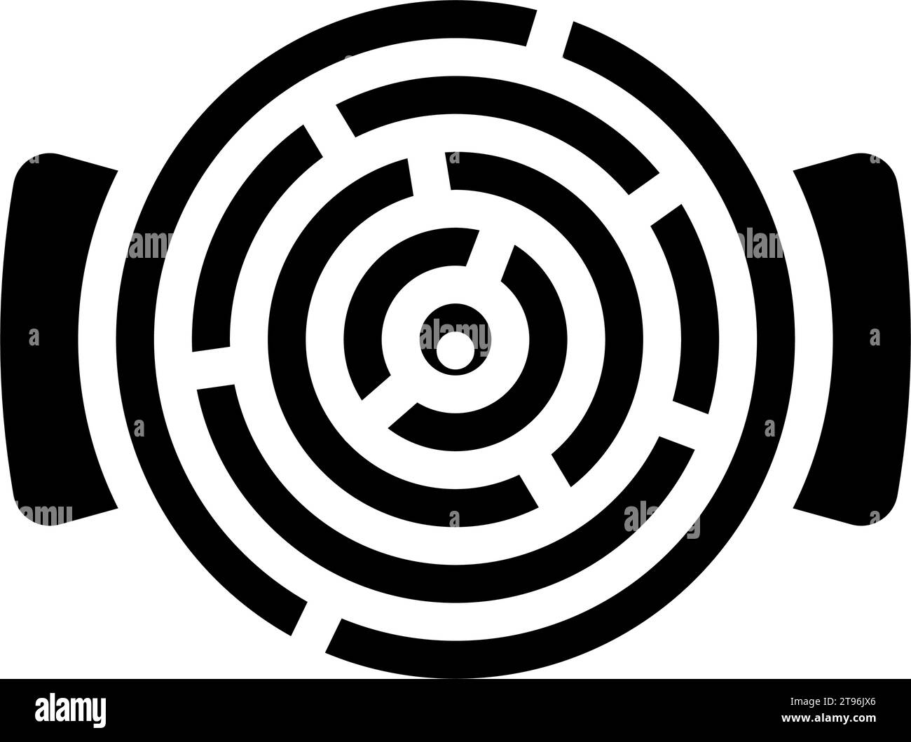 marble maze fidget toy glyph icon vector illustration Stock Vector ...
