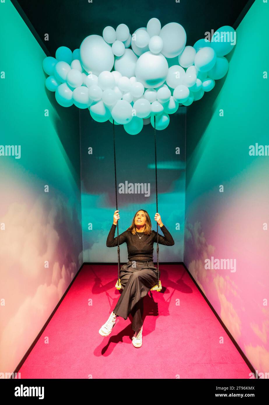 London, UK. 23rd Nov, 2023. In this multi-sensory experience, visitors ...