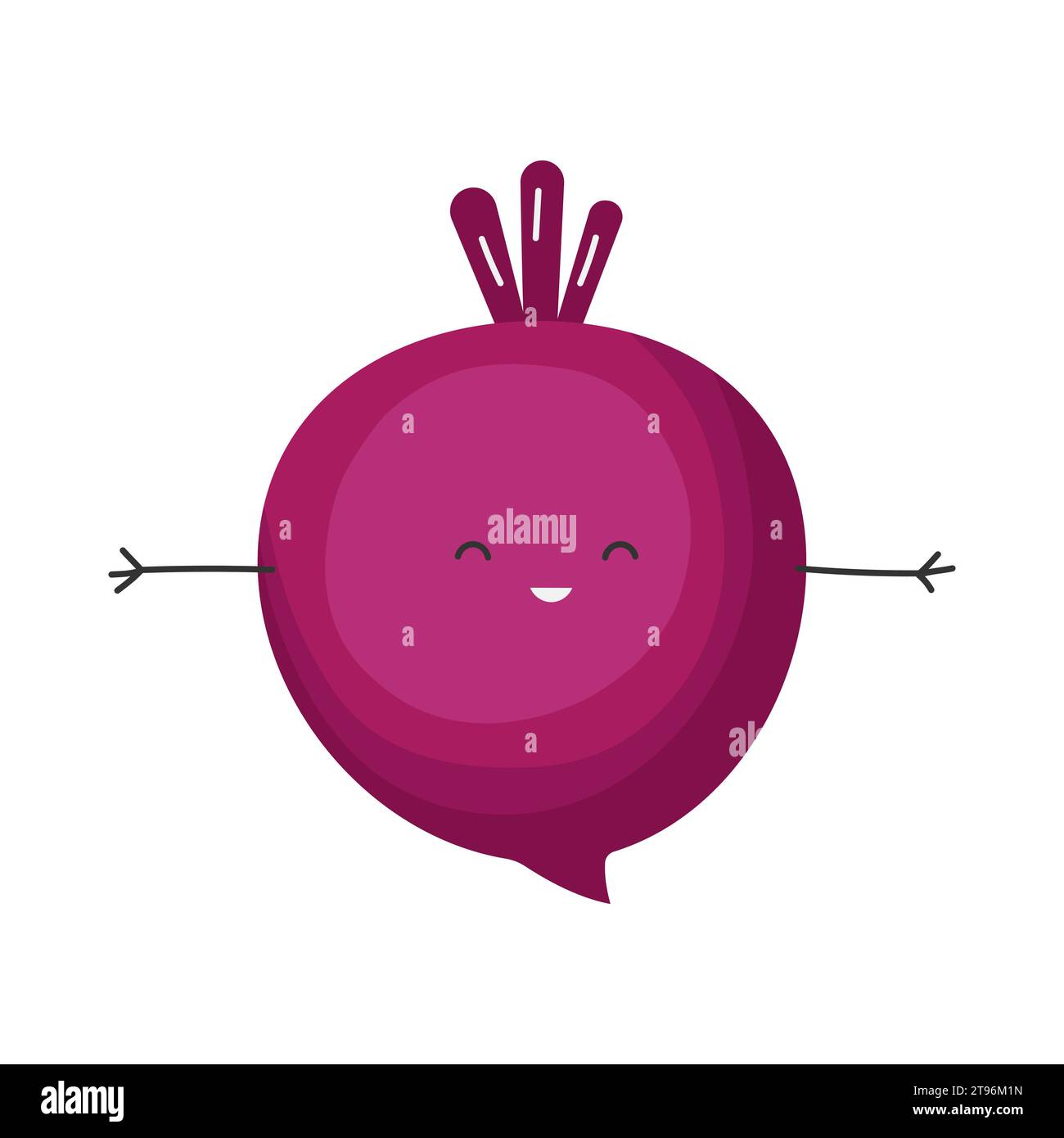 Vector Illustration of Children Healthy Nutrition Concept with a Cute ...