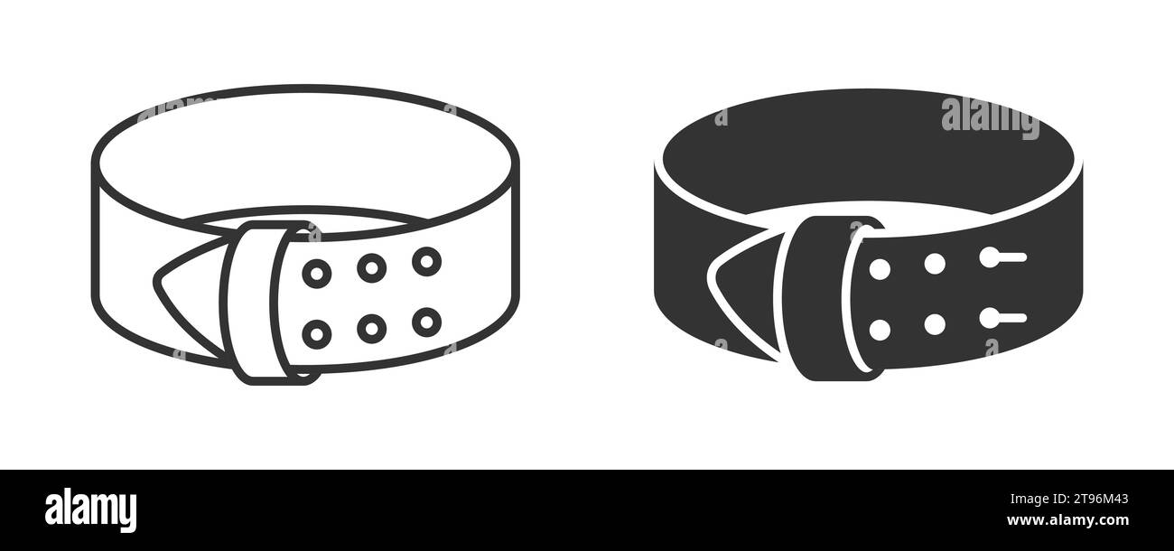 Powerlifting belt icon. Vector illustration Stock Vector Image & Art ...