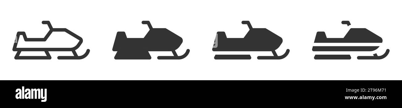 Snowmachine vector vectors hi-res stock photography and images - Alamy