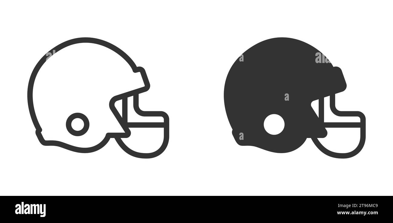 Football helmet icon. Vector illustration Stock Vector Image & Art - Alamy