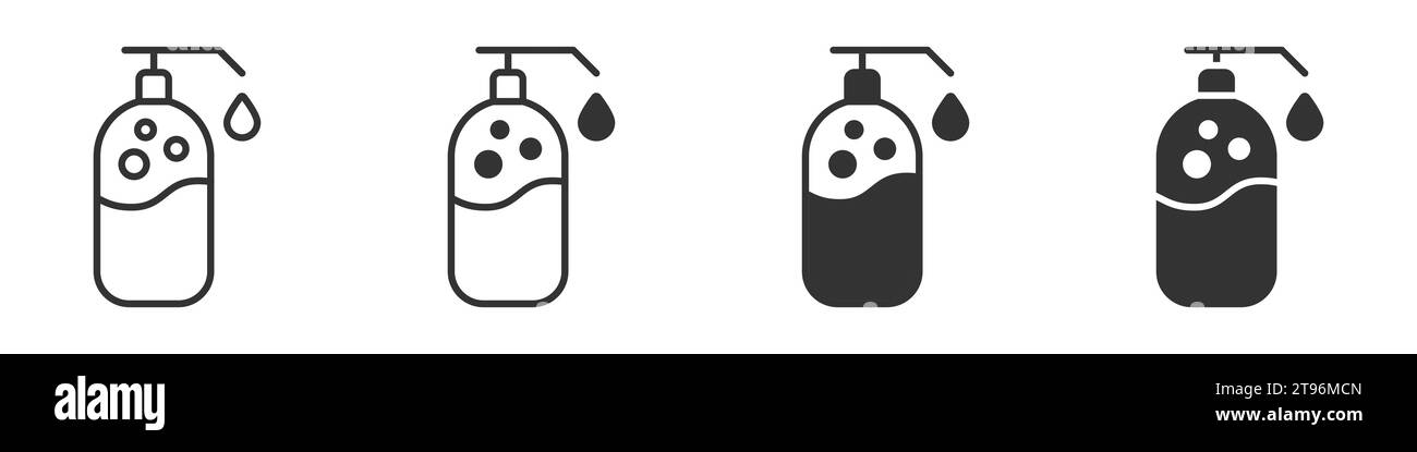 Liquid soap icon. Vector illustration Stock Vector Image & Art - Alamy