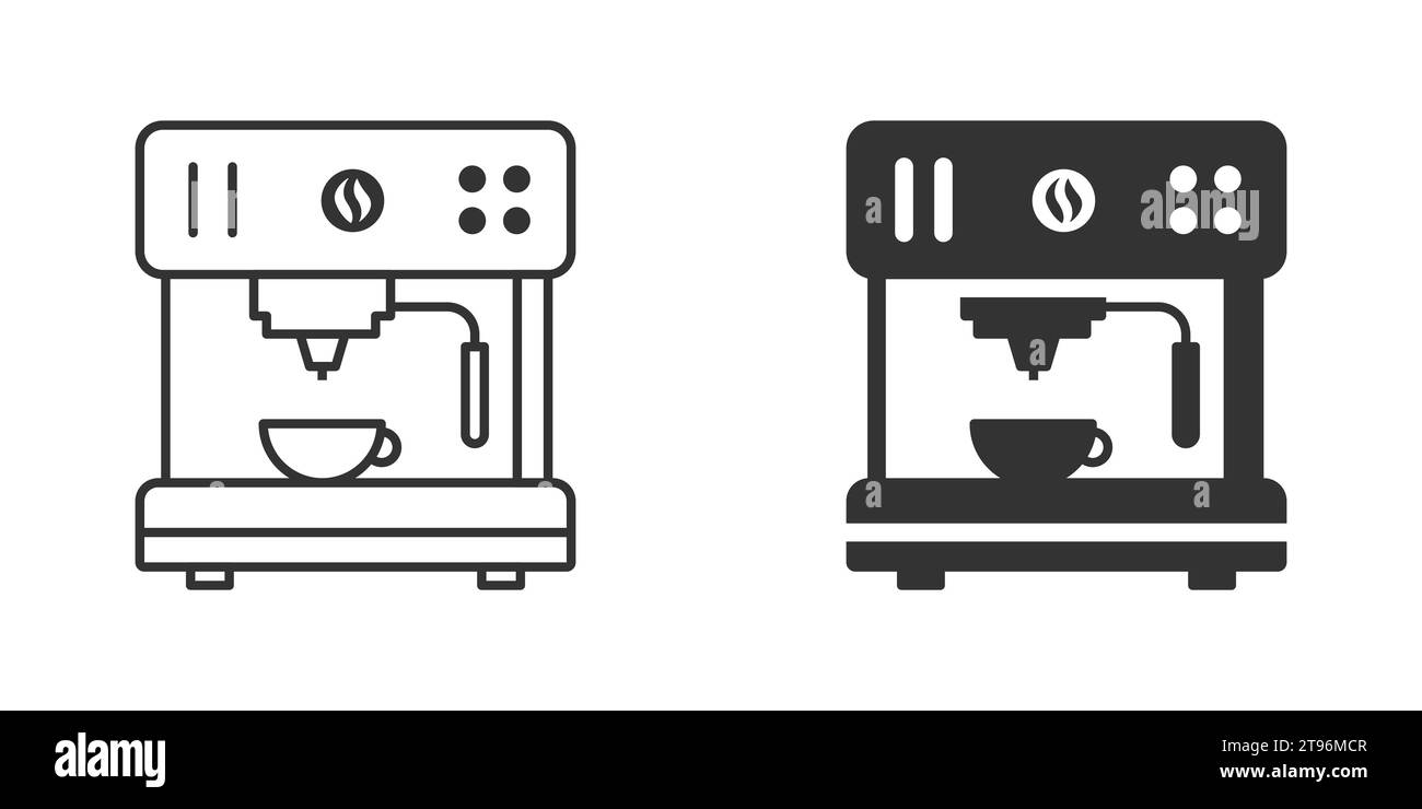 Office coffee machine Stock Vector Images - Alamy