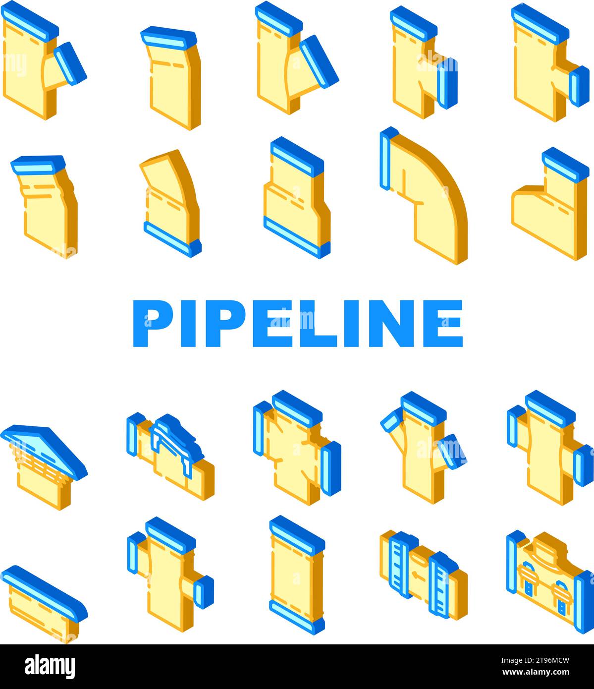 Piping system gas station Stock Vector Images - Alamy