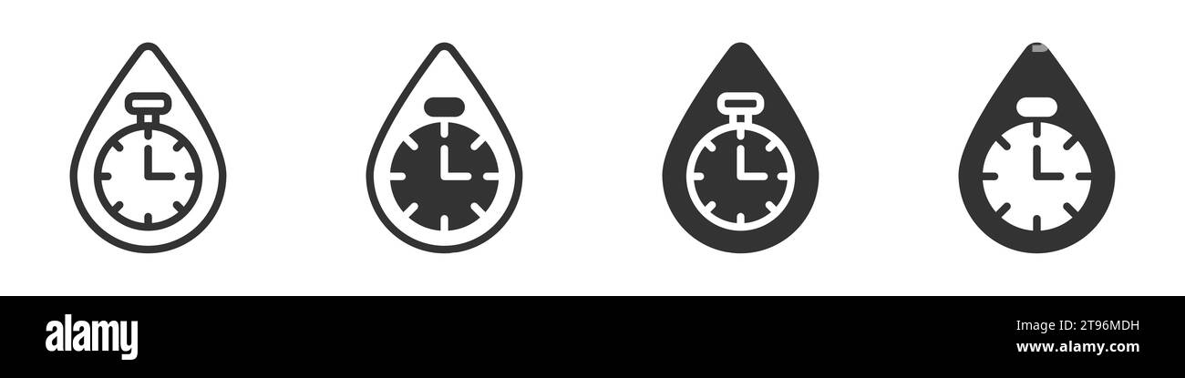 Quick drying icon set. Vector illustration Stock Vector Image & Art - Alamy