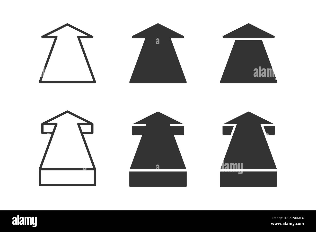 Arrow pointing forward hi-res stock photography and images - Alamy