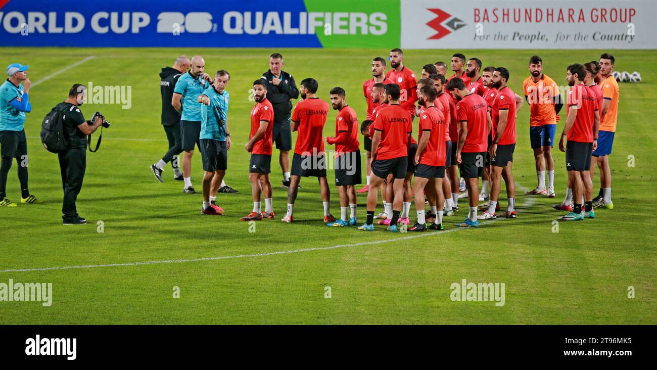 Lebanon Football Team attends practice session ahead of their FIFA ...