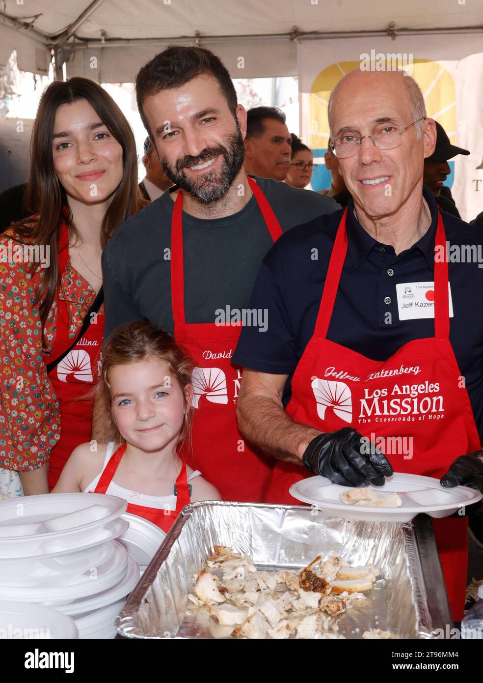 Los Angeles, Ca. 22nd Nov, 2023. David Katzenberg, Stellina Bickers ...