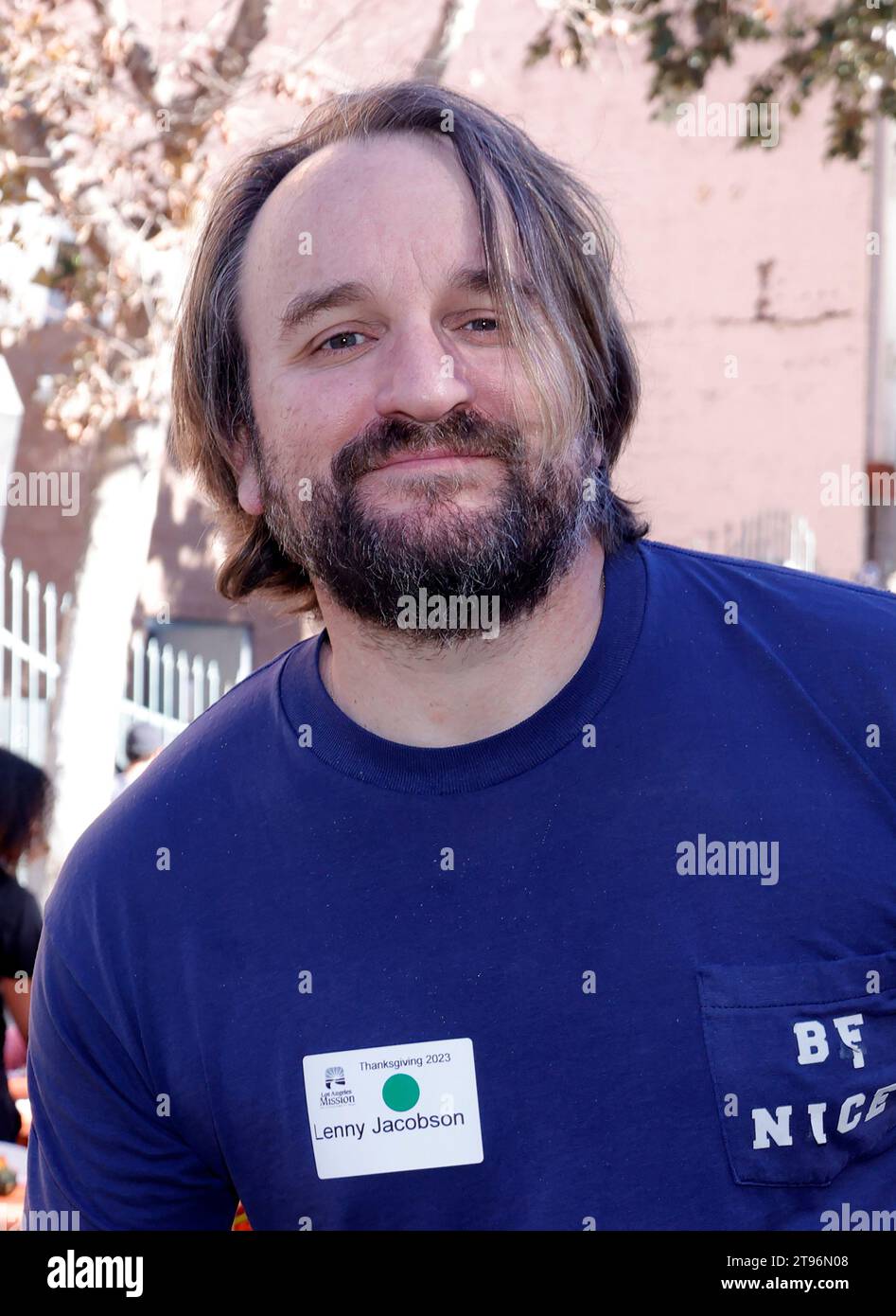 Los Angeles, Ca. 22nd Nov, 2023. Lenny Jacobson at Los Angeles Mission ...
