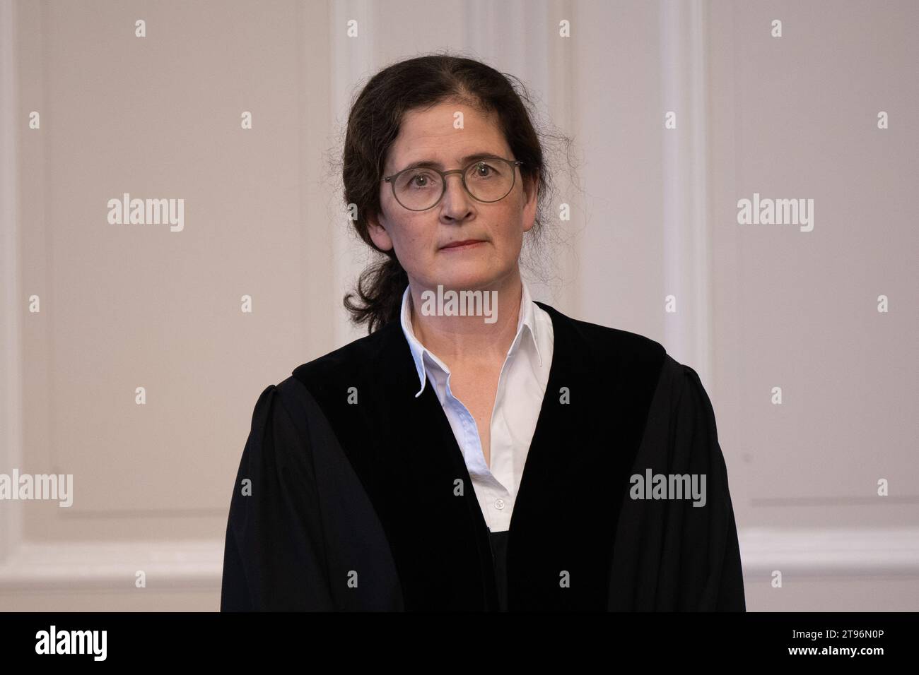 23 November 2023, Berlin: Ariane Holle, presiding judge at the Higher ...
