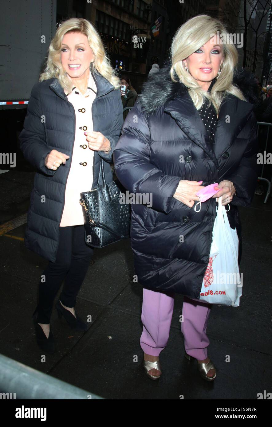 NEW YORK, NY- NOVEMBER 22: Donna Mills, Morgan Fairchild seen at NBC s ...