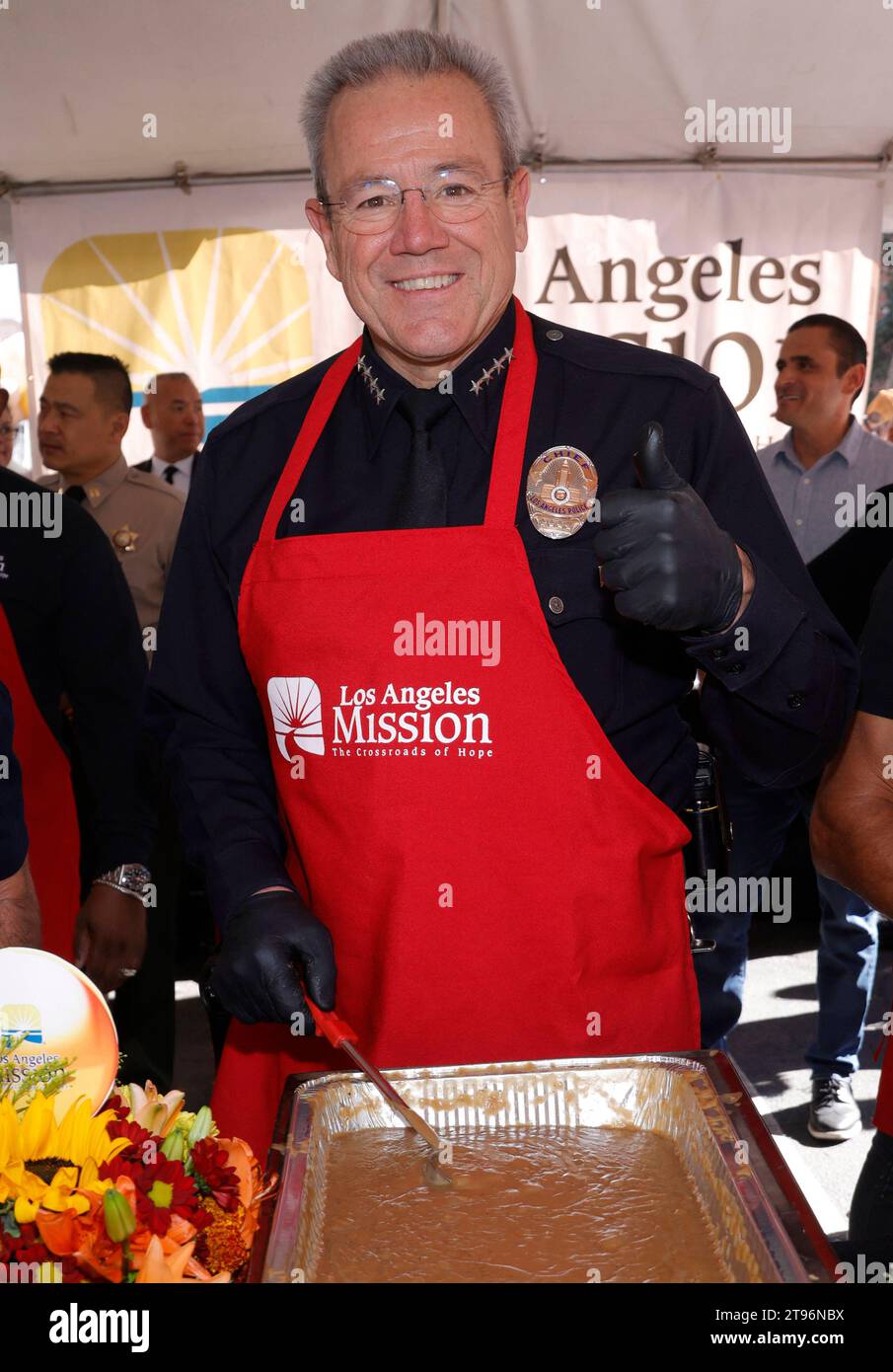 LOS ANGELES, CA - NOVEMBER 22: LAPD Chief Michel Moore at Los Angeles ...