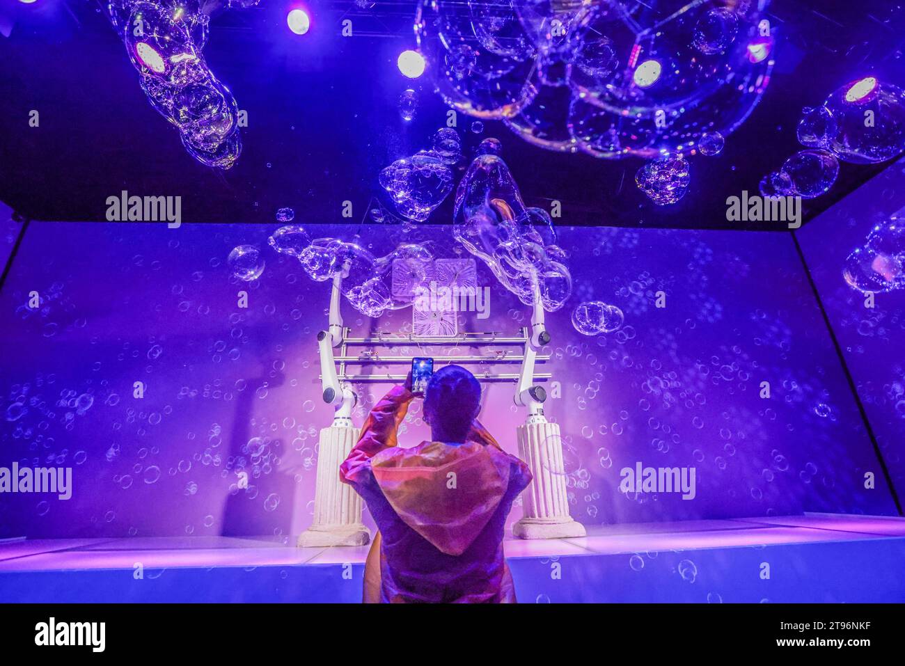 London UK 23 November 2023 In this multi-sensory experience, visitors ...