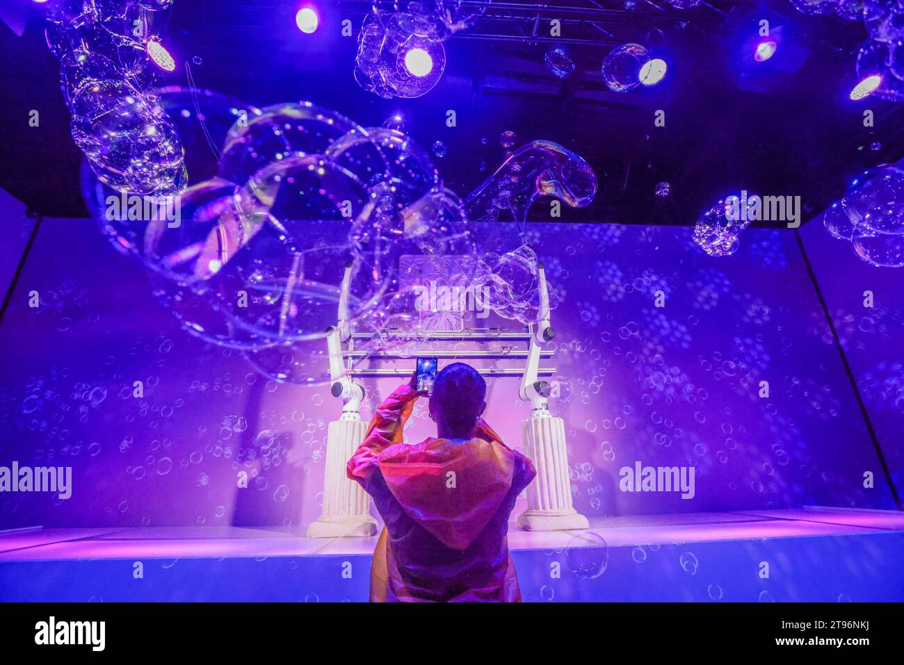 London UK 23 November 2023 In this multi-sensory experience, visitors ...