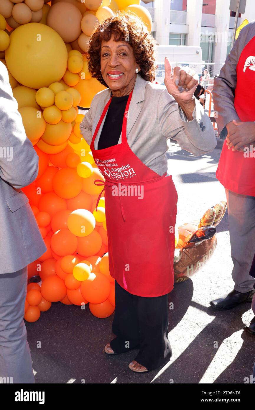 LOS ANGELES, CA - NOVEMBER 22: Congresswoman Maxine Waters at Los ...
