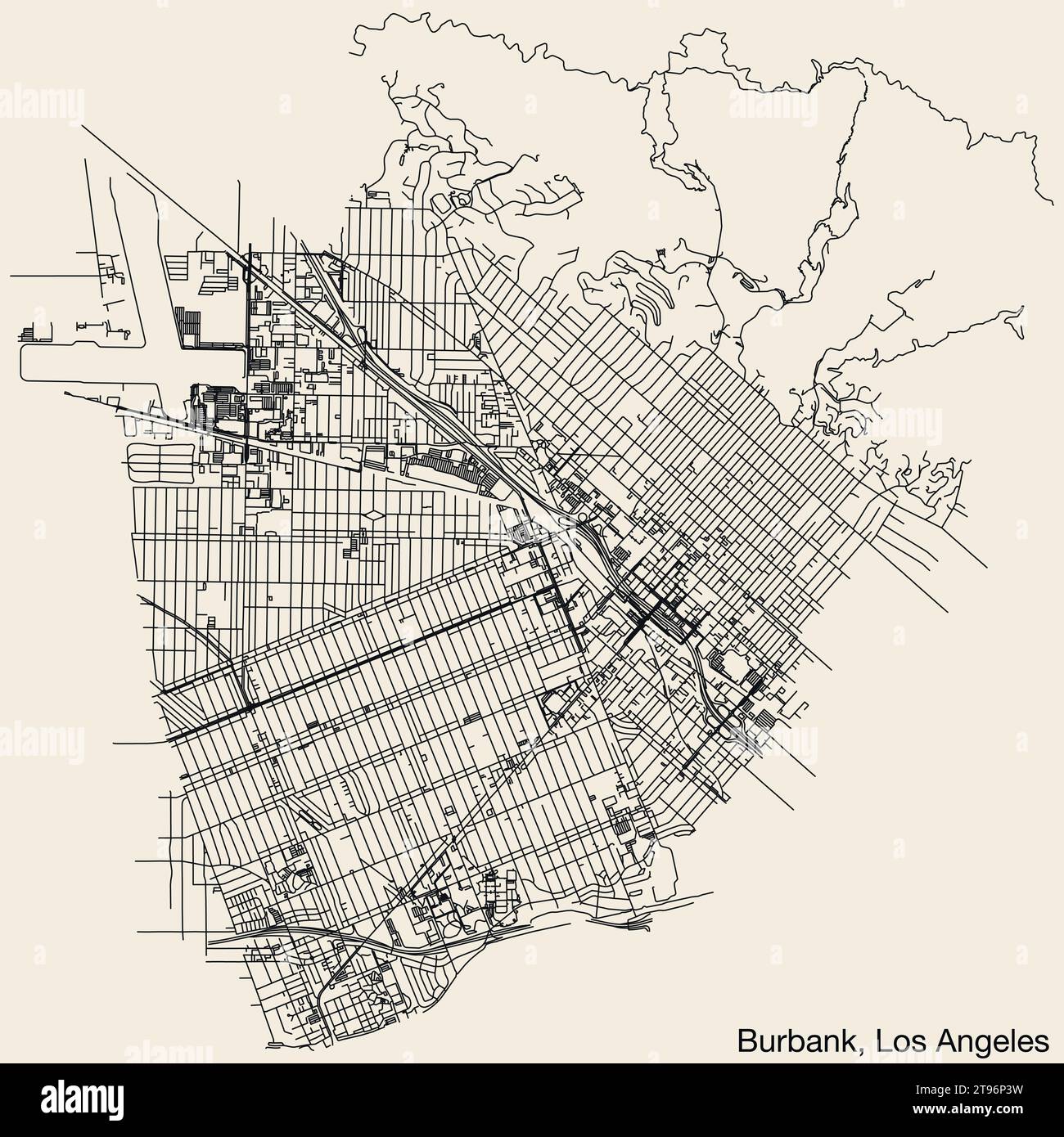 Burbank Stock Vector Images - Alamy