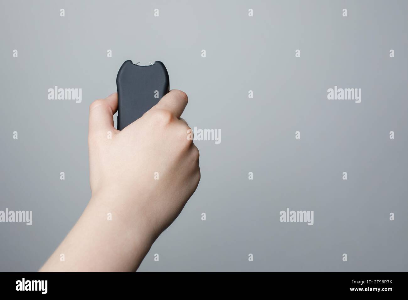 Woman electric shock hi-res stock photography and images - Alamy