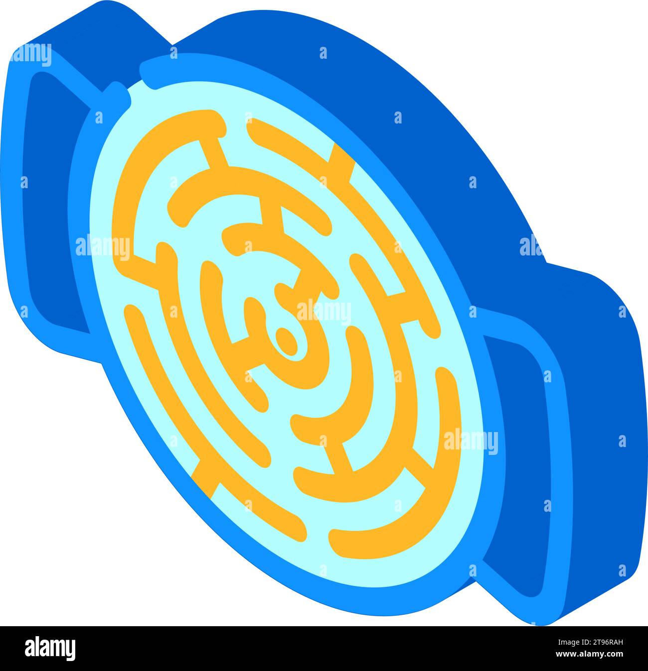 marble maze fidget toy isometric icon vector illustration Stock Vector ...