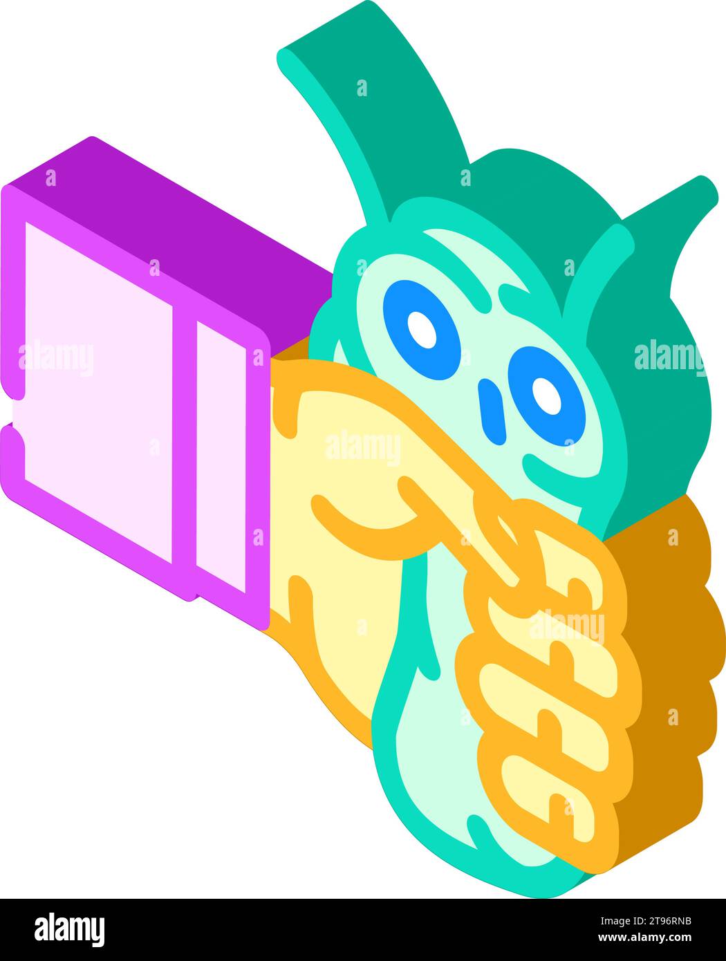 squeeze toy fidget isometric icon vector illustration Stock Vector ...