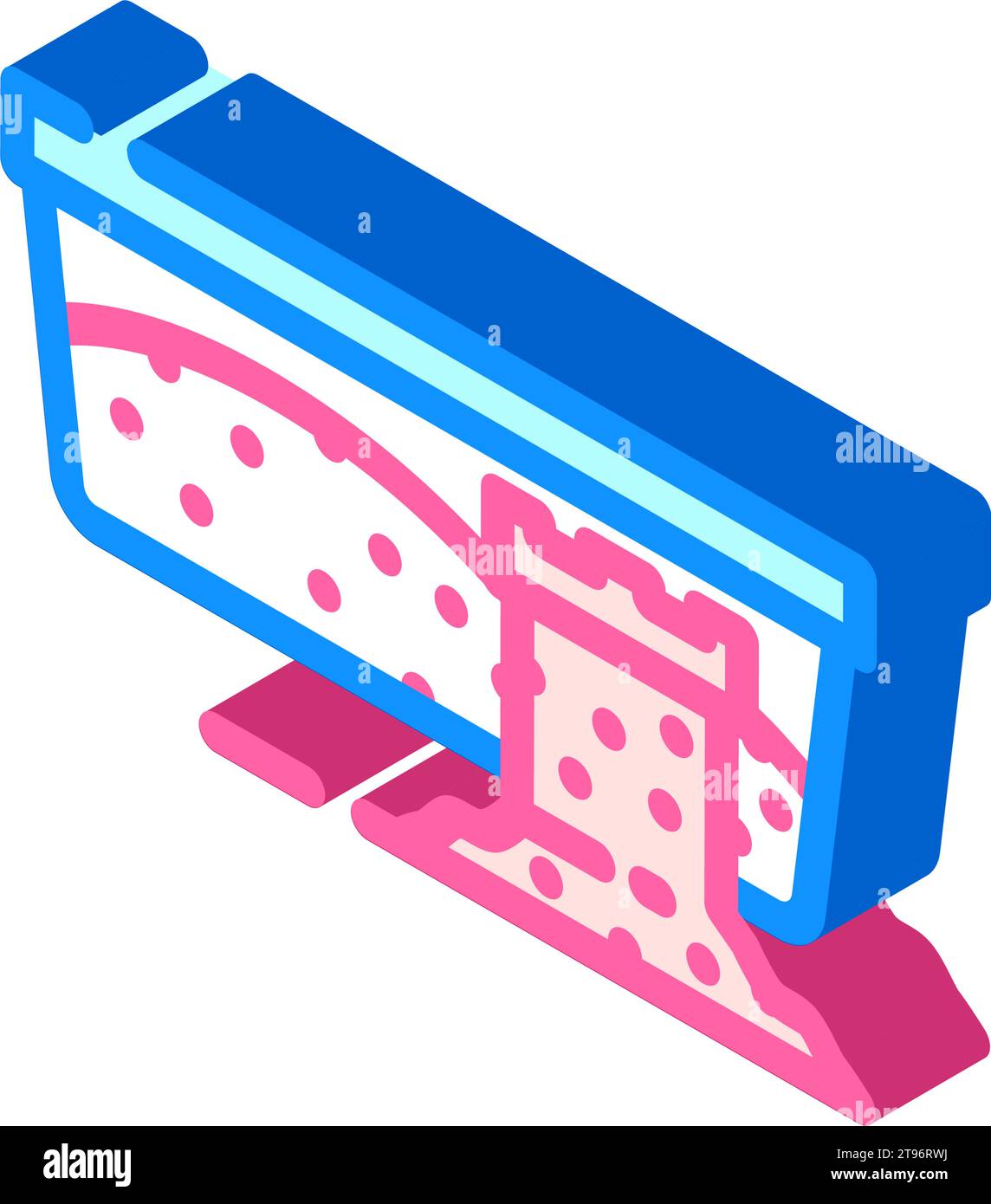 kinetic sand fidget toy isometric icon vector illustration Stock Vector ...