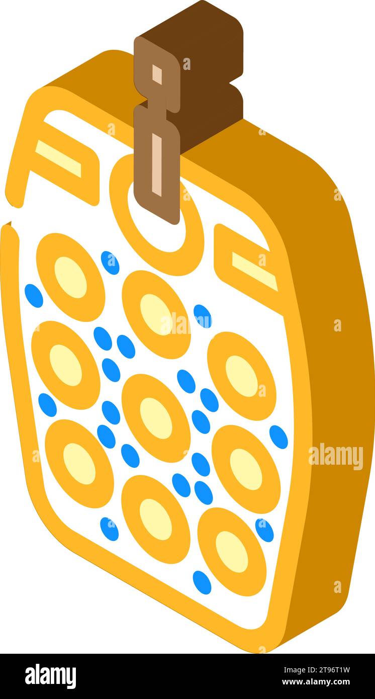 tactile toy fidget isometric icon vector illustration Stock Vector ...