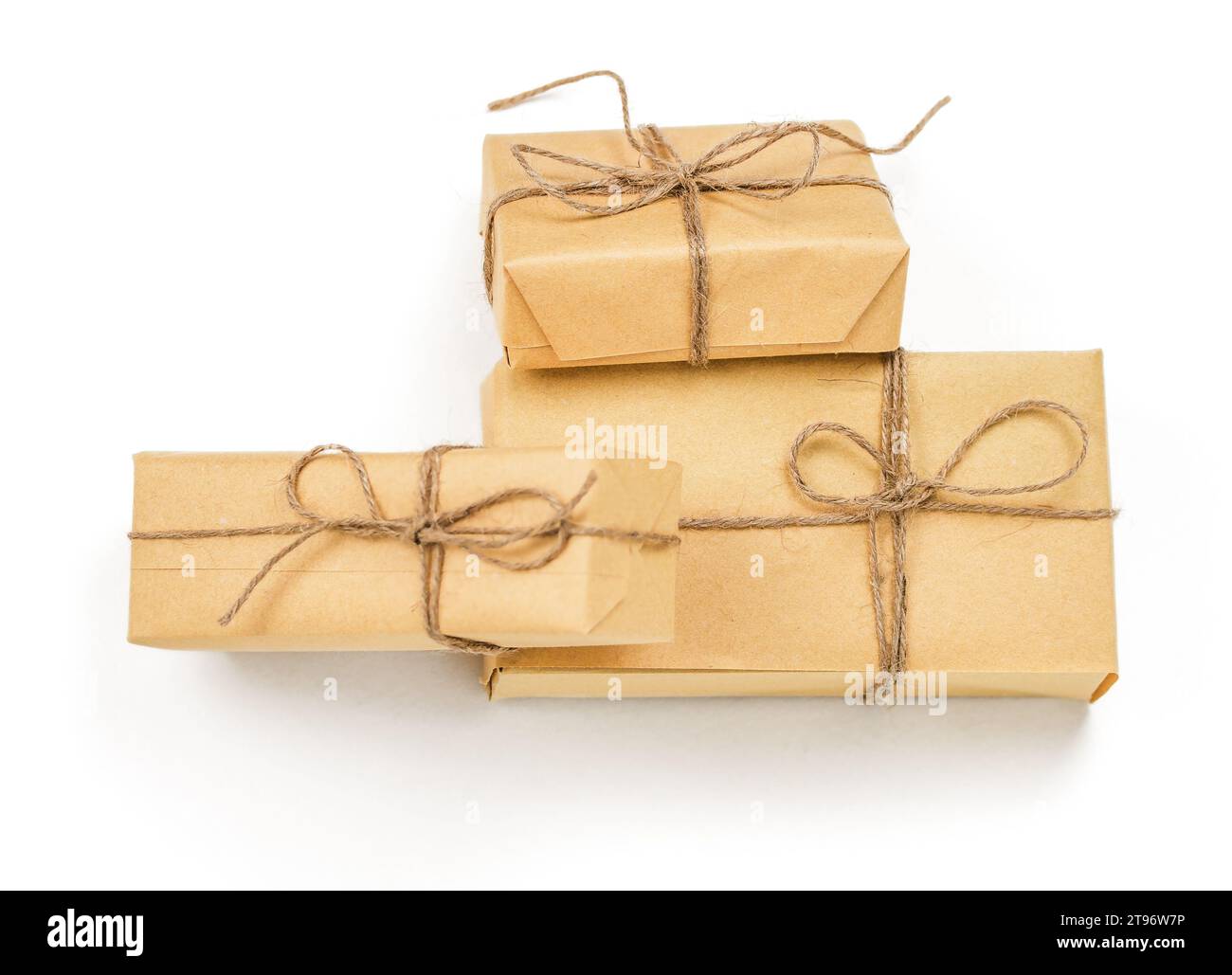 Rustic christmas presents cut out hi-res stock photography and images ...