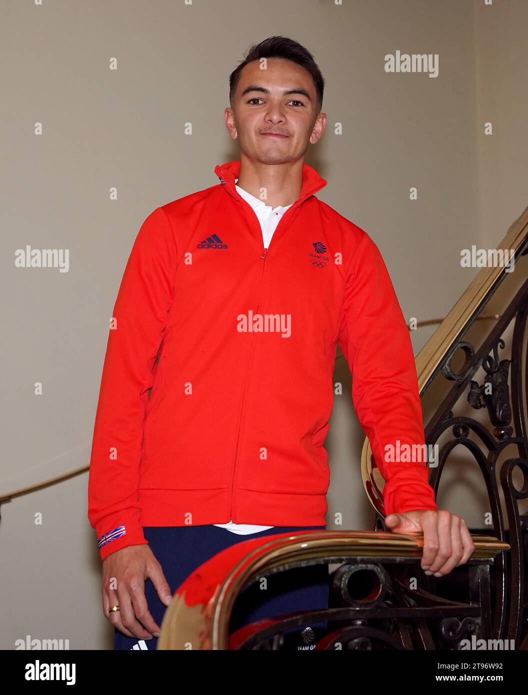 Alex Yee during the Team GB Paris 2024 triathlon team announcement at ...