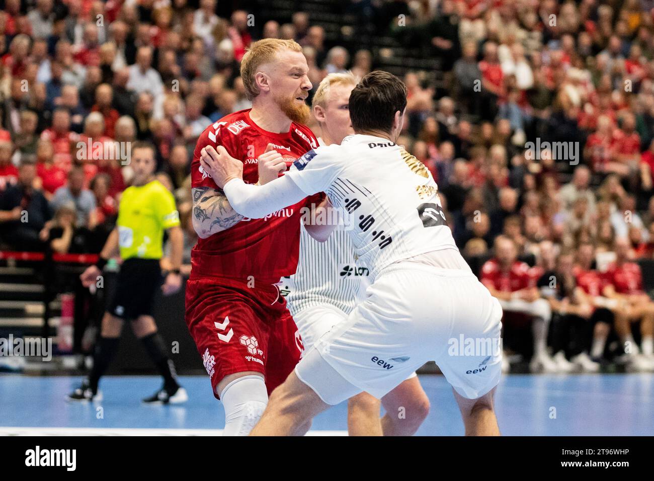 Aalborg, Denmark. 22nd Nov, 2023. Rene Antonsen (22) of Aalborg ...