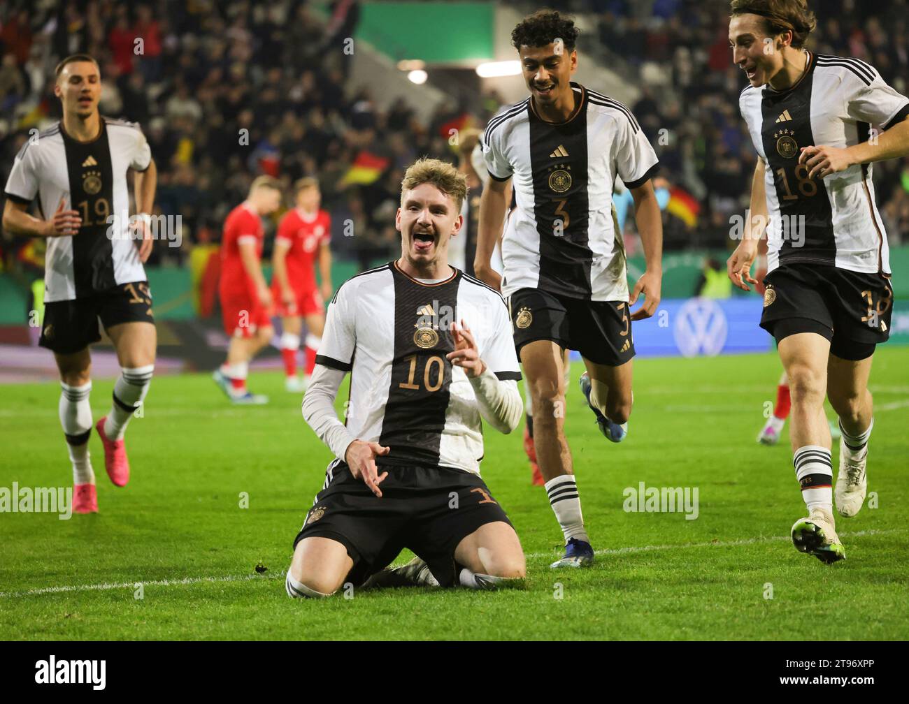 firo: November 21st, 2023, football, soccer: DFB national team, U21 ...