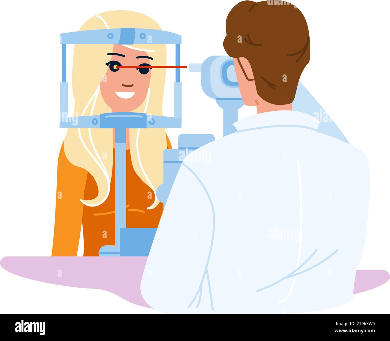vision ophthalmologists eye exams vector Stock Vector Image & Art - Alamy