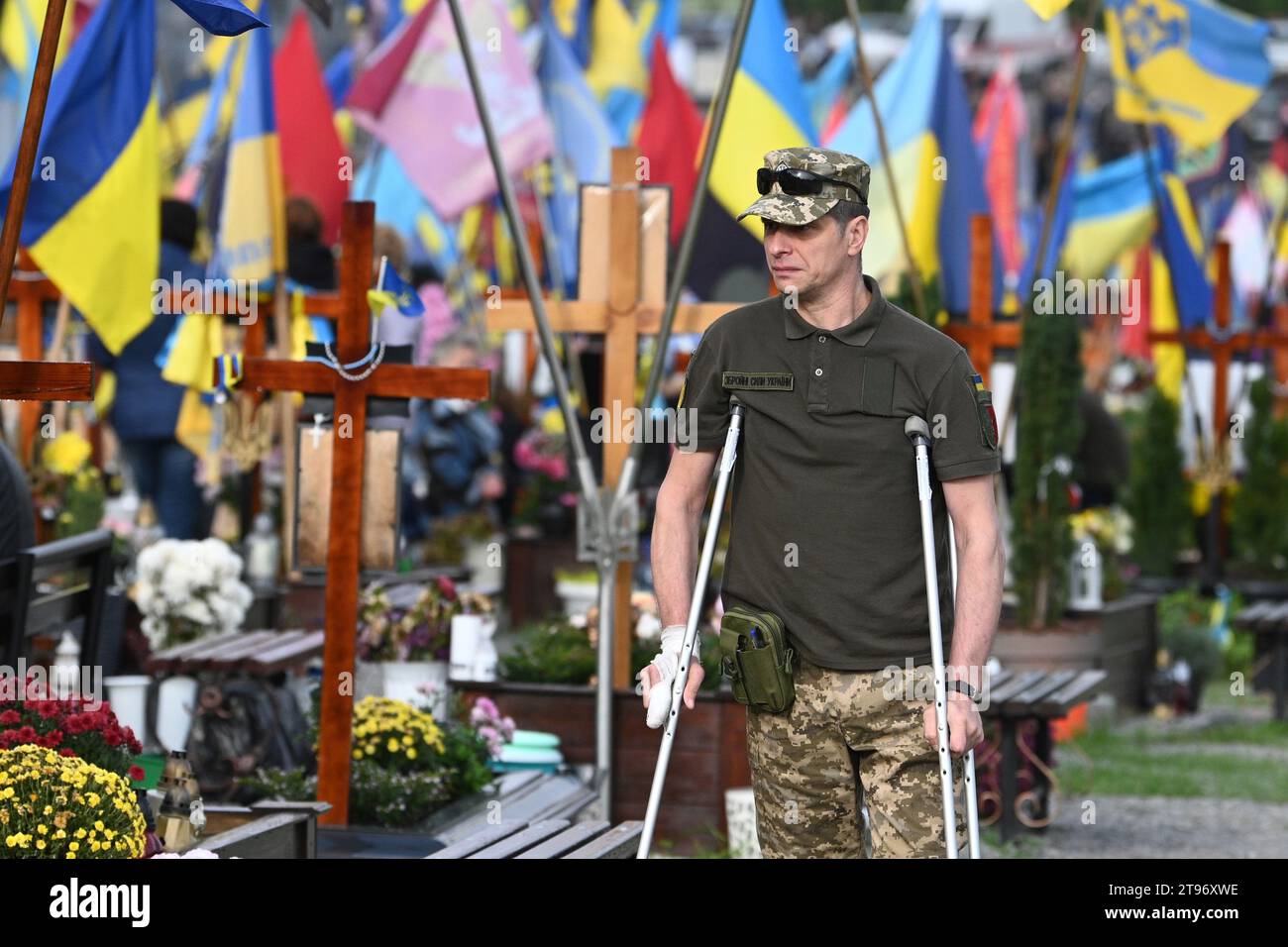 Fallen ukrainian soldiers hi-res stock photography and images - Alamy