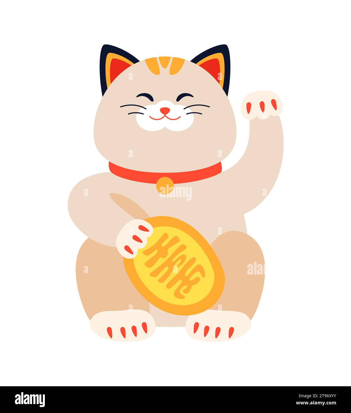 Maneki neko cat tradition Stock Vector Images - Alamy