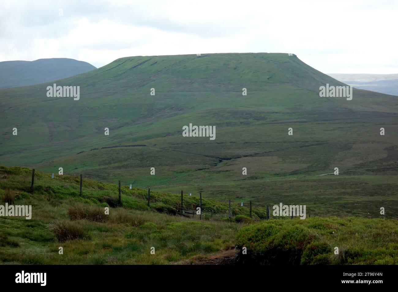 Great Whernside & the Flat Topped Little Whernside from Dead Mans Hill ...