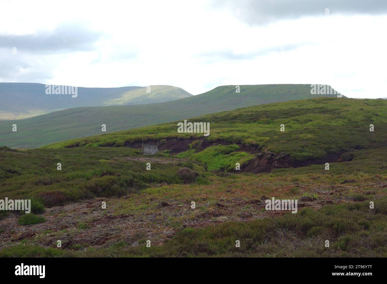 Great Whernside & the Flat Topped Little Whernside from Dead Mans Hill ...