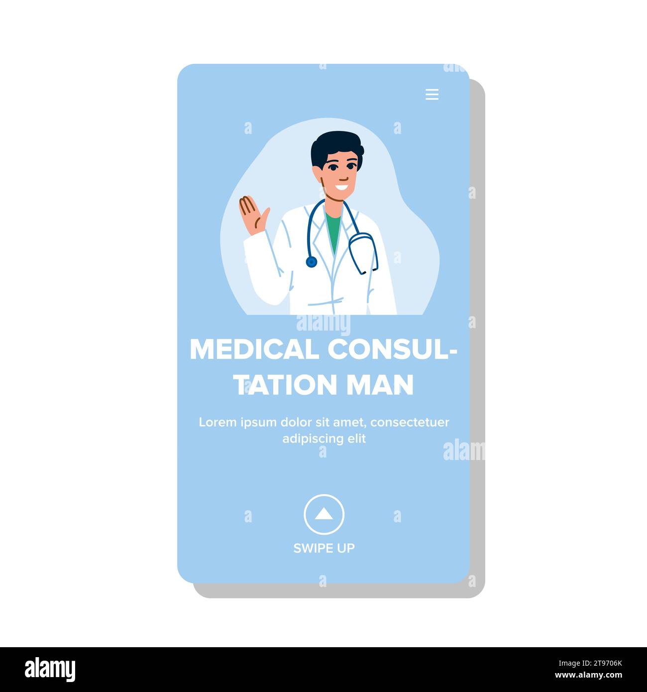 Medical appointment patient talk Cut Out Stock Images & Pictures - Alamy