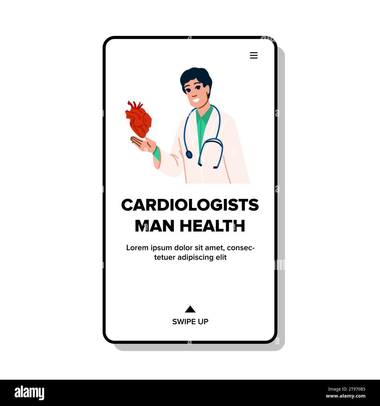 Cardiologist senior Stock Vector Images - Alamy