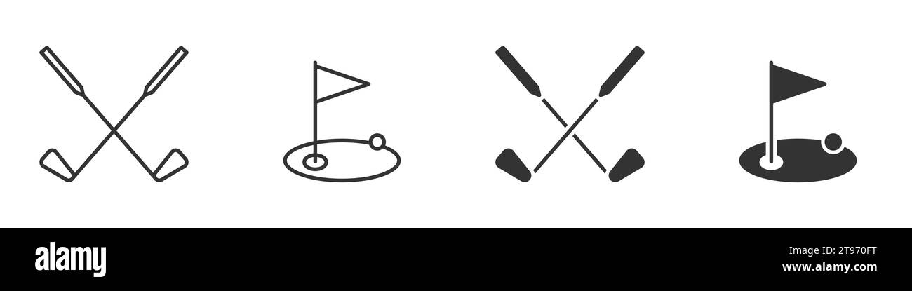 Golf club icon. Vector illustration Stock Vector Image & Art - Alamy